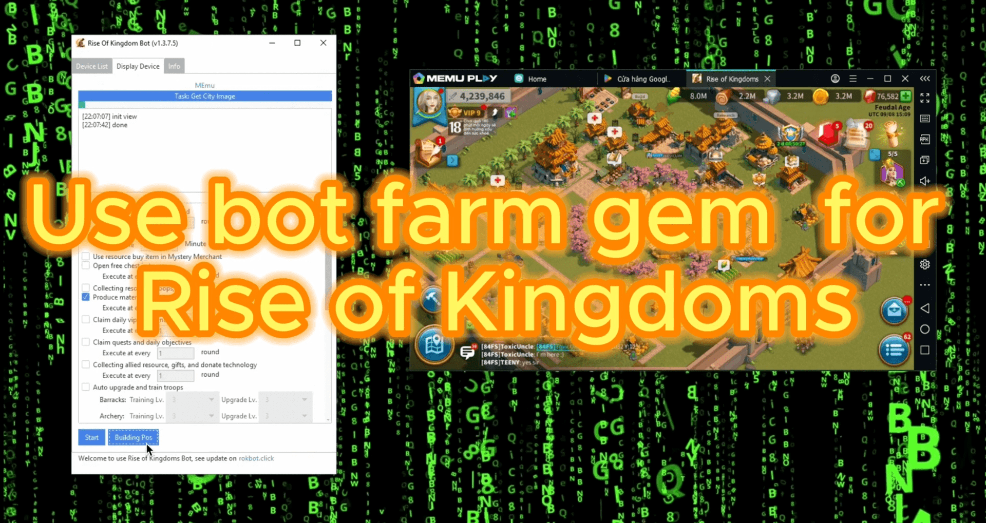 auto gem rise of kingdoms